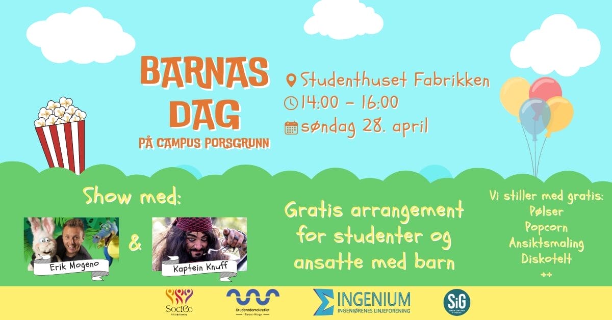 Barnas Dag – Studentsamfunnet i Grenland
